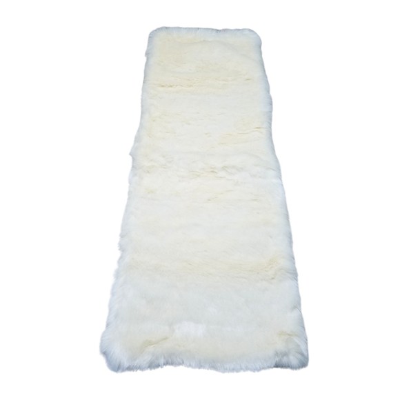 Tahari Home | Dining | Tahari Home Ivory Faux Fur Table Runner 45 X 15 ...